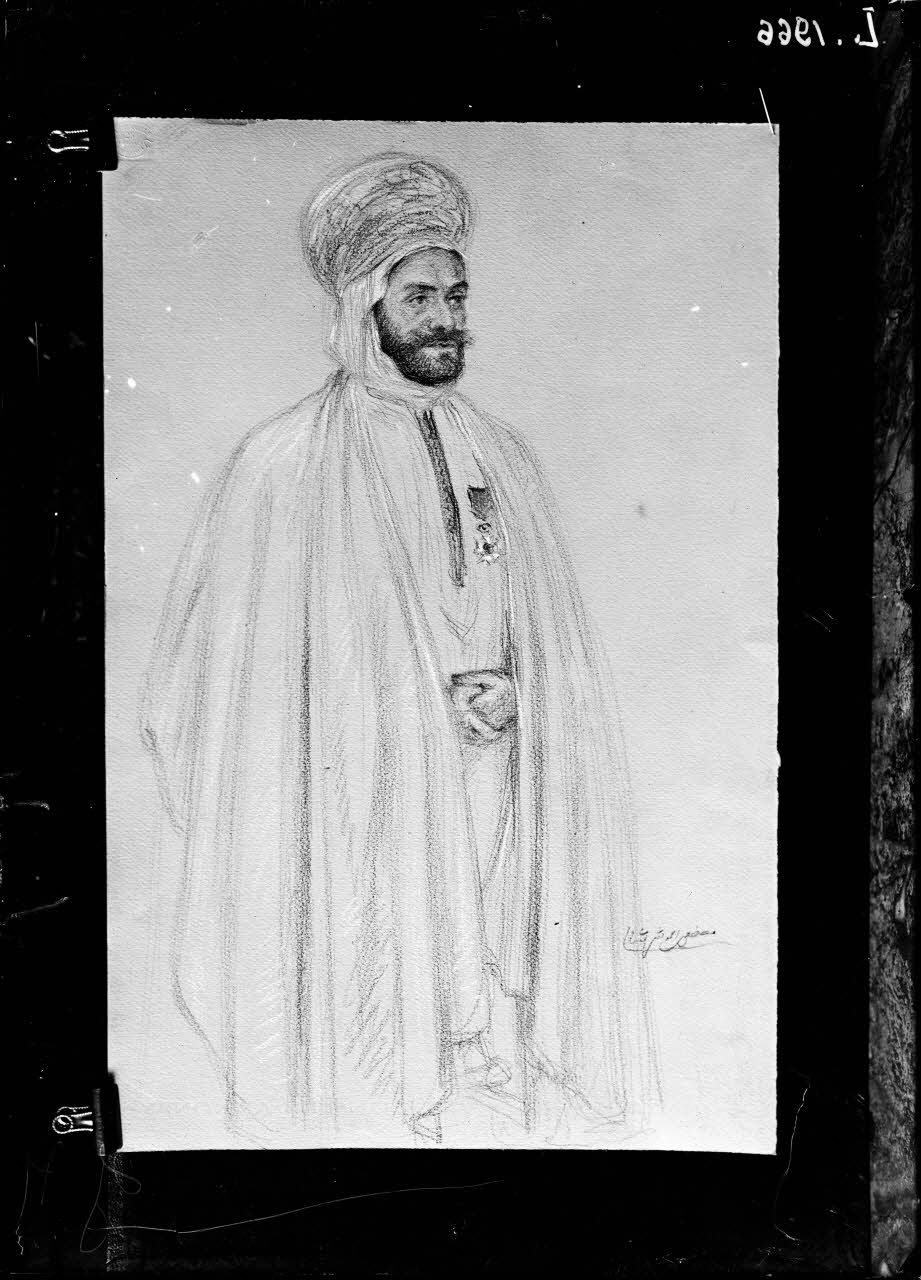 ImagesDéfense - Reproduction. Mission musulmane. Si Cherchali. Cadi d ...