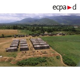 ImagesDéfense - Vue aérienne du camp militaire du PC (poste de ...