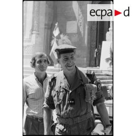 ImagesDéfense - Interview du général Granger à Beyrouth.