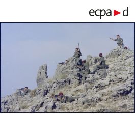ImagesDéfense - Entraînement du 1er RHP au tir de fusil FR-F1, Liban.