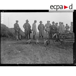 ImagesDéfense - Serches (Aisne). Les généraux américains devant des ...