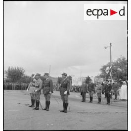 ImagesDéfense - Le général d'armée Charles Huntziger à Meknès.