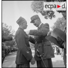 ImagesDéfense - Remise de décoration par le général d'armée Dentz.