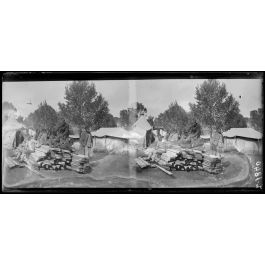 ImagesDéfense - Saint-Raphaël. Camp des plaines. Groupe de sénégalais ...