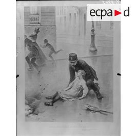 ImagesDéfense - Paris. Musée Leblanc. Une victime d'un taube par ...