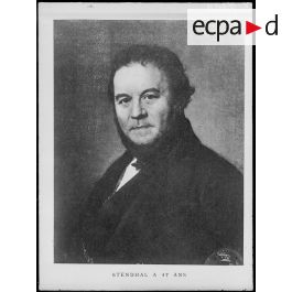 ImagesDéfense - [Reproduction d'un portrait de Stendhal.]