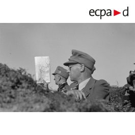 ImagesDéfense - Josef Terboven se fait présenter les positions ...