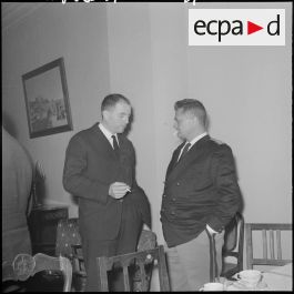 ImagesDéfense - Réception chez le colonel Katz, commandant le secteur ...