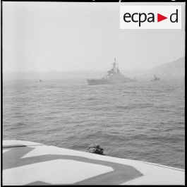 ImagesDéfense - Oran. Le croiseur Le Colbert sur lequel ont pris place ...