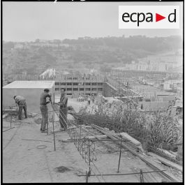 ImagesDéfense - La cité de Diar el Kef à Bab El Oued en construction.