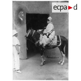 ImagesDéfense - Niger, Zinder. Le sultan Barma devant la porte où fut ...