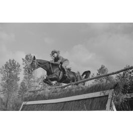 ImagesDéfense - Le commandant (Major) Rudolf Lippert et son cheval.