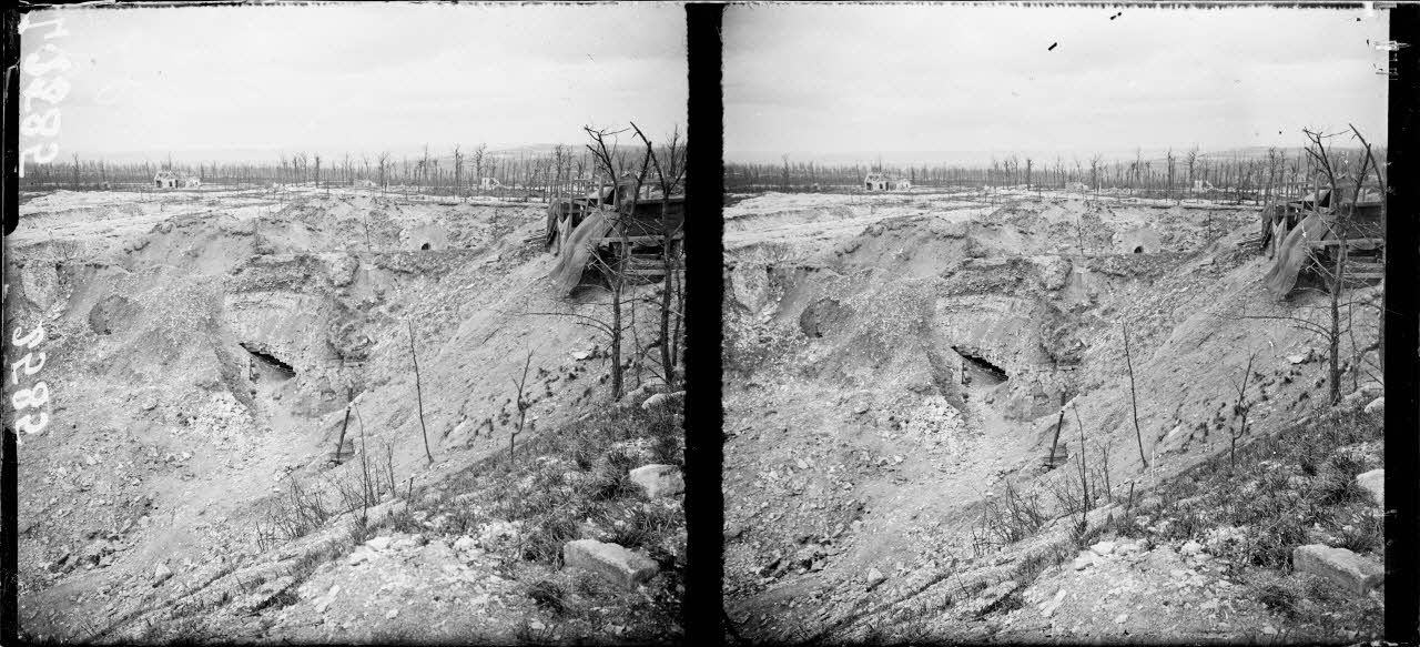 ImagesDéfense - Fort de Tavannes, Meuse, vue prise du glacis du fort ...