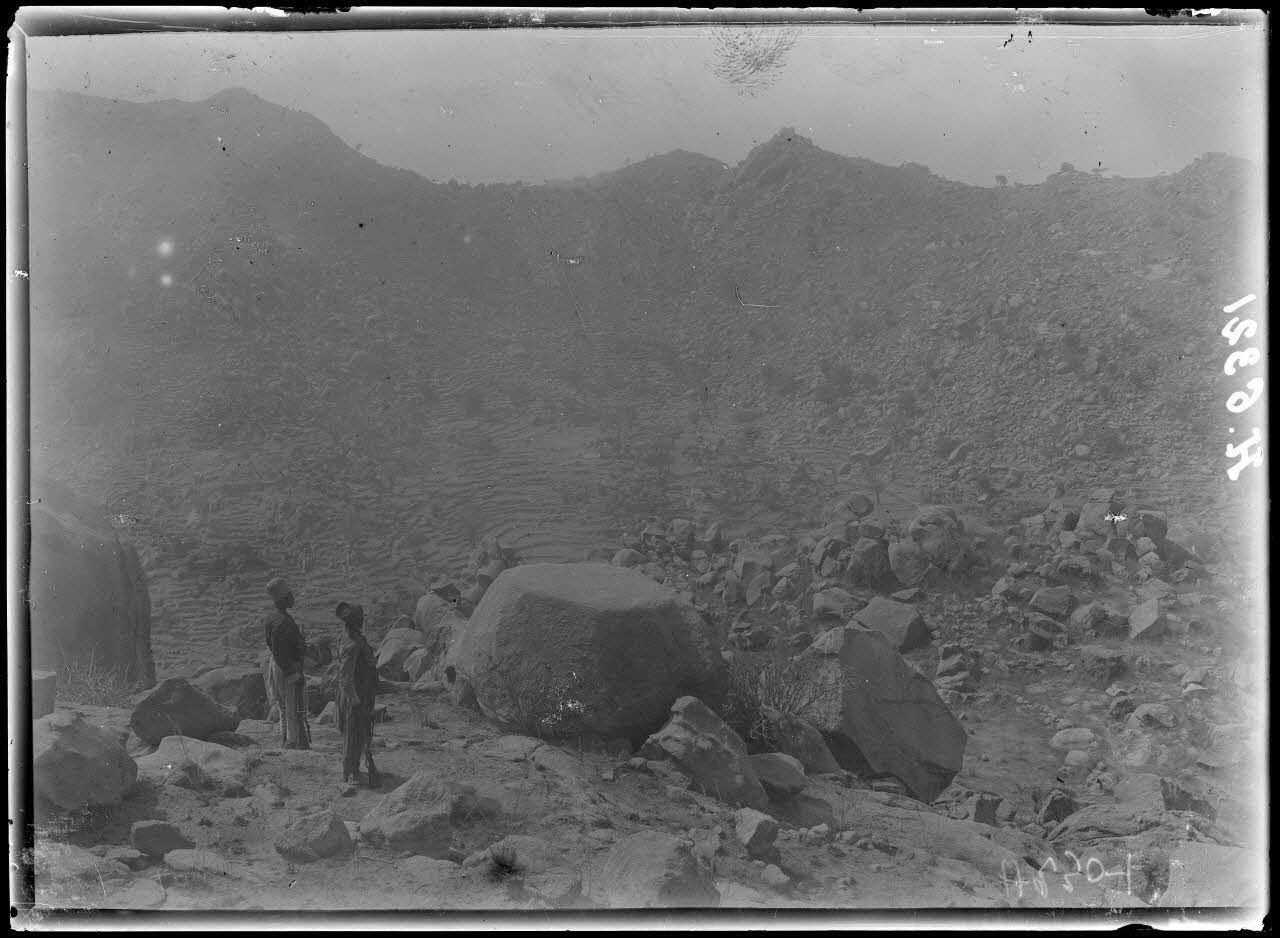 ImagesDéfense - Position allemande de Débascoum, vue du point J ...