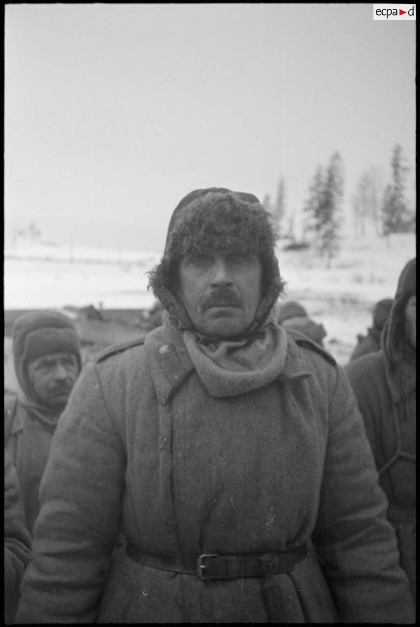 ImagesDéfense - Portrait d'un prisonnier capturé par les Panzergrenadiers.