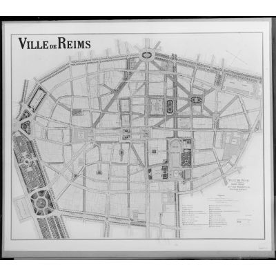 ImagesDéfense - Plan de la ville de Reims (actuel). [légende d'origine]