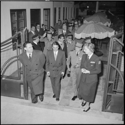 ImagesDéfense - Visite de Maurice Bourgès-Maunoury et Max Lejeune au ...