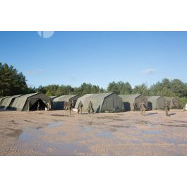 ImagesDéfense - Installations du camp français d'Adazi en Lettonie.