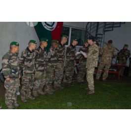 ImagesDéfense - Le lieutenant-colonel Andrew Ridland remet une note de ...