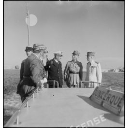 ImagesDéfense - Le général d'armée Charles Huntziger à Mers-el-Kébir.