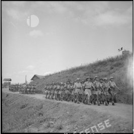 ImagesDéfense - Exercice de défilé pour le 3e bataillon du 21e RIC.