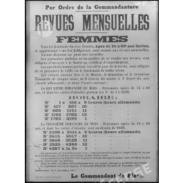 ImagesDéfense - [Reproduction d'une affiche de la Commandanture.]