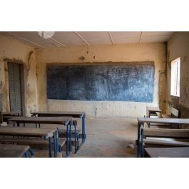 ImagesDéfense - Une salle de classe de l'école Sahara à Gossi, au Mali.