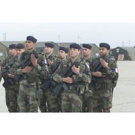 ImagesDéfense - Militaires du détachement français sur les rangs ...