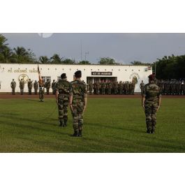 ImagesDéfense - Prise d'armes sur la place d'armes du 43e BIMa ...