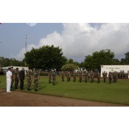 ImagesDéfense - Prise d'armes sur la place d'armes du 43e BIMa ...