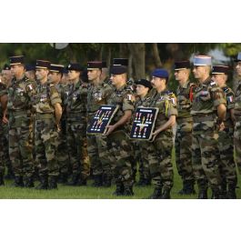 ImagesDéfense - Prise d'armes sur la place d'armes du 43e BIMa ...