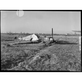 ImagesDéfense - Epave d'un Messerschmitt Me-109 allemand.