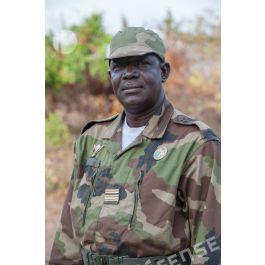 ImagesDéfense - Portrait du colonel malien Amadou Sangare sur le camp ...