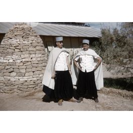 ImagesDéfense - Sainte-Barbe 1962. Fort Flatters. Lieutenants Mougel et ...