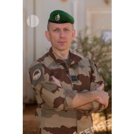 ImagesDéfense - Portrait du colonel Nicolas Meunier à Gao, au Mali.