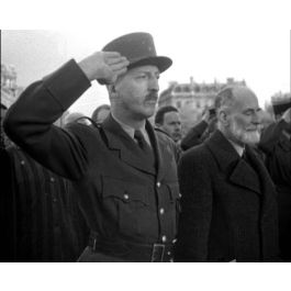 ImagesDéfense - Le général de corps d'armée Pierre Koenig à l'Arc de ...