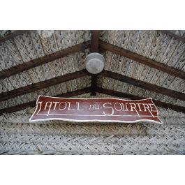 ImagesDéfense - Panneau L’atoll du sourire, surnom de l'atoll de ...