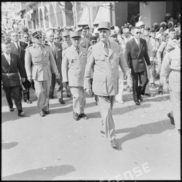 ImagesDéfense - Le général de Gaulle à Mostaganem.