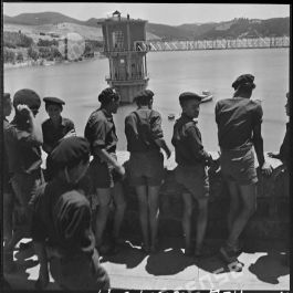 ImagesDéfense - Visite au barrage du Ghrib.