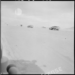 ImagesDéfense - Retour à Fort Flatters d'une unité de Légion étrangère.