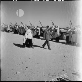 ImagesDéfense - Hassi Messaoud. Cérémonie militaire.