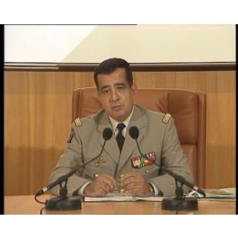 ImagesDéfense - Point-presse du général Germanos.