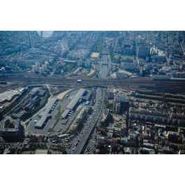 ImagesDéfense - Paris 17e. Gare de marchandises SNCF, réseau Saint-Lazare.