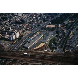 ImagesDéfense - Paris 17e. Gare de marchandises SNCF, réseau Saint-Lazare.