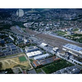 ImagesDéfense - Massy (91). Quartier des gares. Vue vers l'ouest.