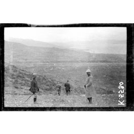 ImagesDéfense - Krani. Vue de Krani et Harvati et du lac Presba ...