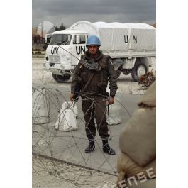 ImagesDéfense - Casque bleu du 1er régiment d'infanterie de marine (1er ...