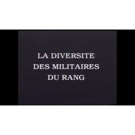 ImagesDéfense - La diversité des militaires du rang.