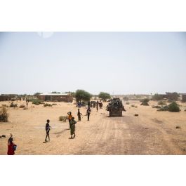 ImagesDéfense - Un pick-up malien ferme la marche d'une rame de ...