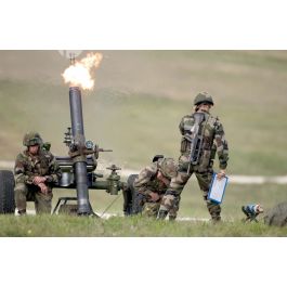 ImagesDéfense - Tir au mortier de 120 mm lors de la démonstration de ...